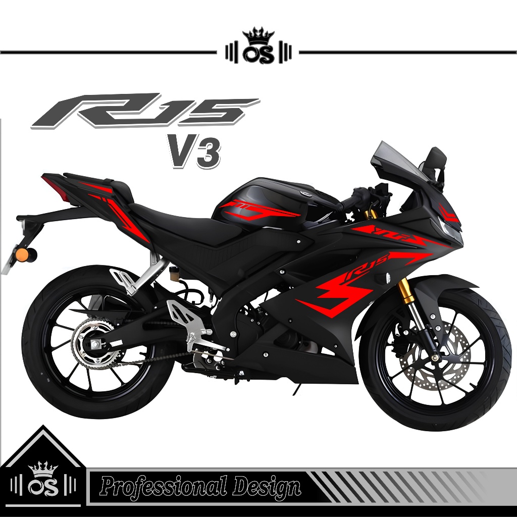 Jual CUTTING STICKER / STRIPING R15 V3 / MTF 13 / STRIPING R15 V3 ...