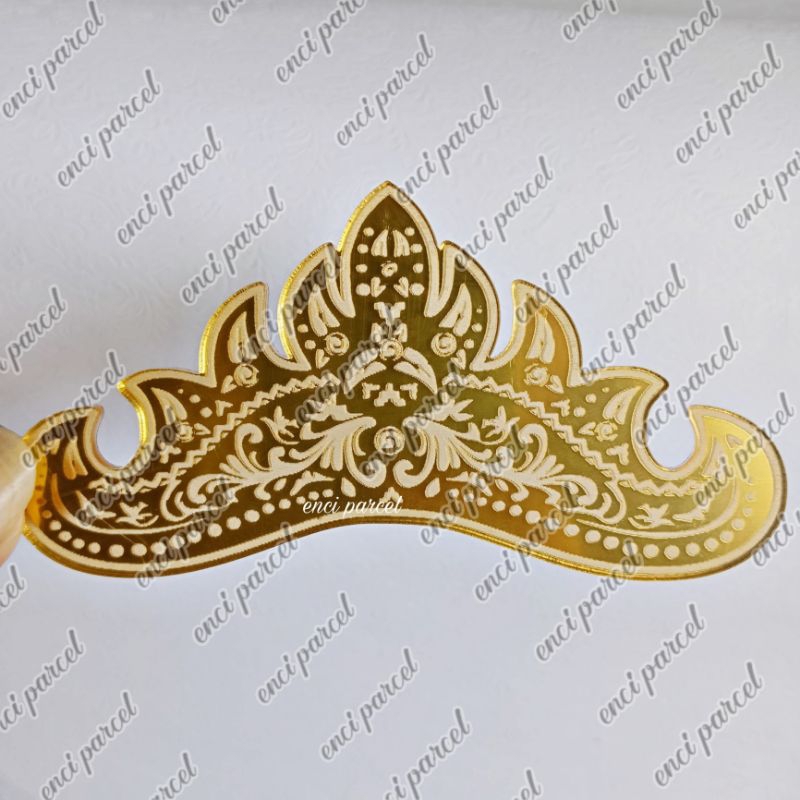 Jual siger lampung model B motif grafir mahkota tradisional ornamen ...