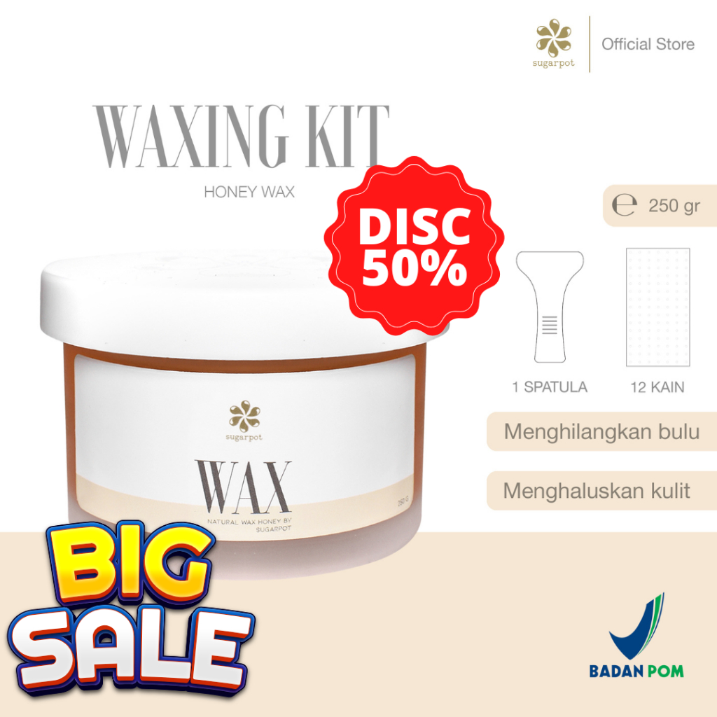 Jual BIG SALE Sugarpot Honey/ Strawberry Sugar Waxing Kit 250 gr/ Soothing Mist/ Hydra U Gel ...