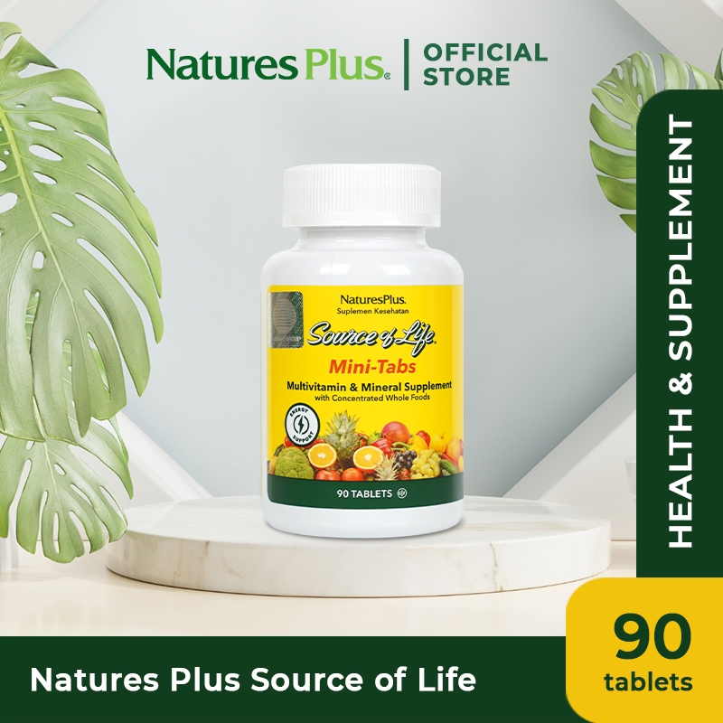 Jual Natures Plus Sol Mini Tabs - 90 Tablets | Shopee Indonesia