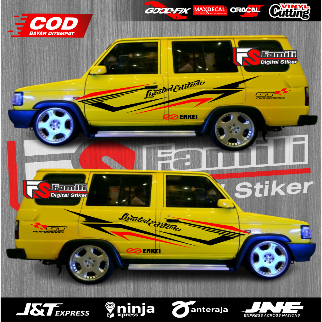 Jual Stiker Mobil Kijang Super Stiker Body Kijang Super Stiker Kijang ...