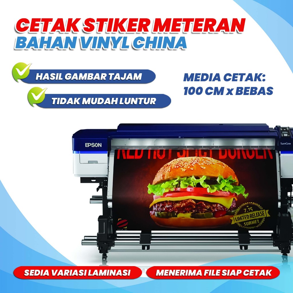 Jual CETAK STIKER METERAN BAHAN VINYL CINA - per-meter - MENERIMA FILE ...