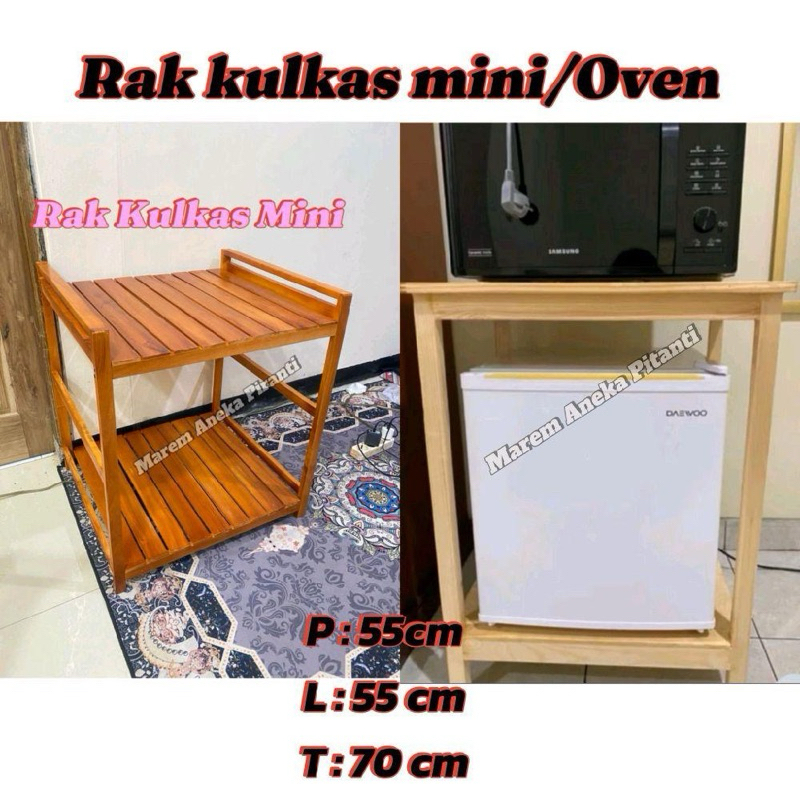 Jual Rak Kulkas Mini / Rak Oven P55 L55 T70 |Meja Oven/ Meja Kulkas ...