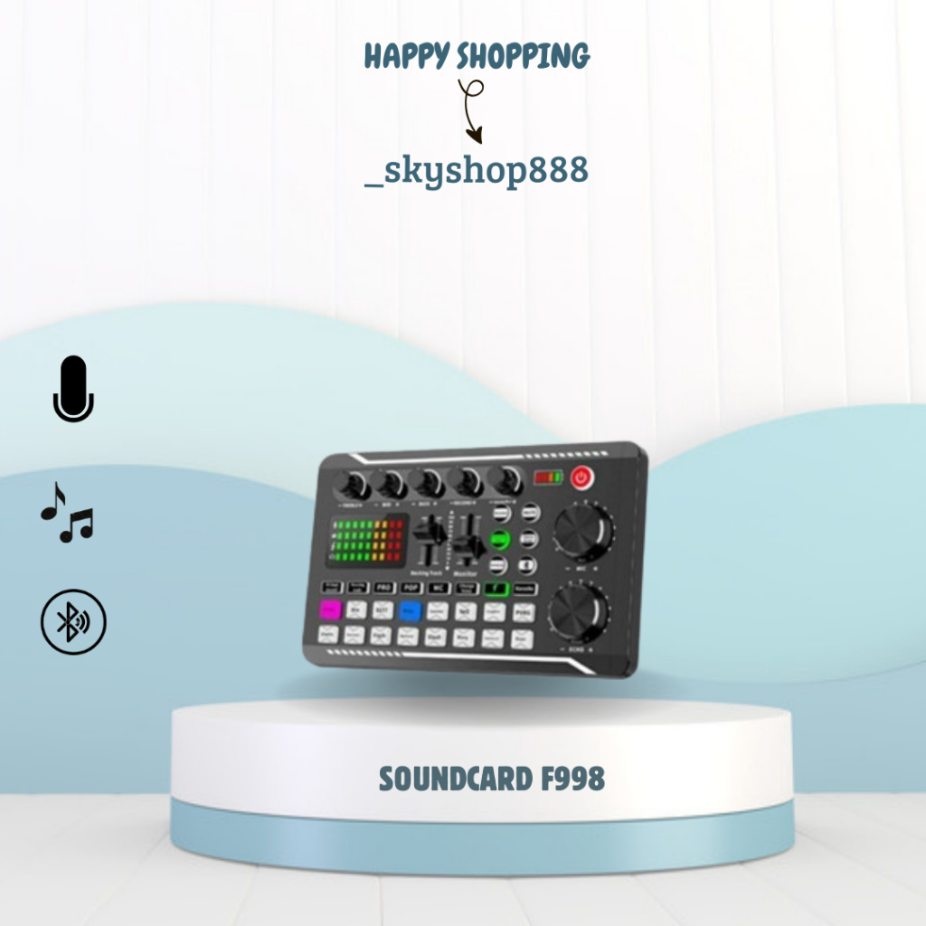 Jual Professional Live Sound Card F998 | Shopee Indonesia
