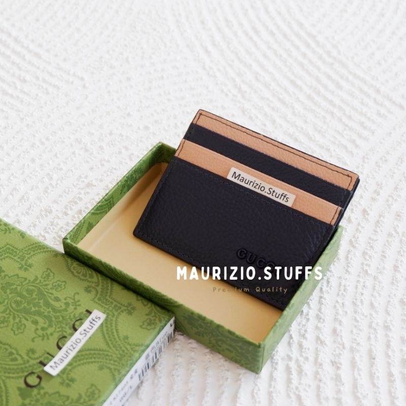 Jual Card Holder G C Dark Navy-Cream Dompet Kartu Gu**i Biru Tua-Krem ...
