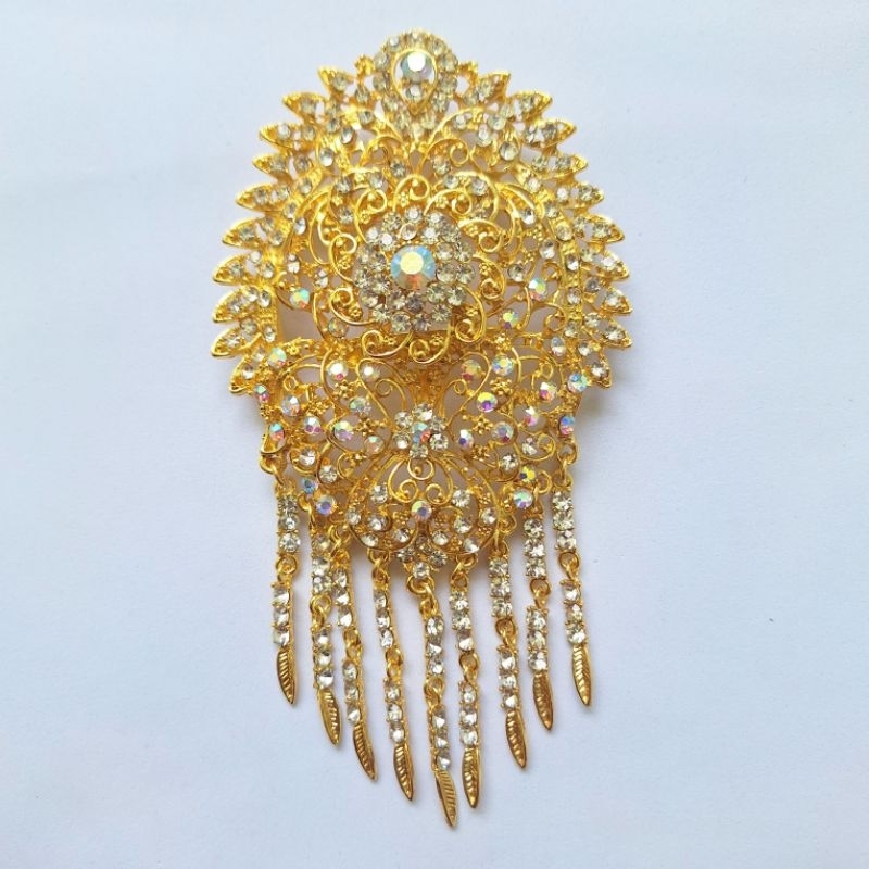 Jual bros kebaya jumbo | bros jurai premium | ukuran bros 15 cm ...