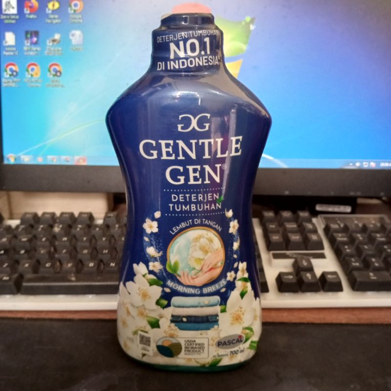 Jual Gentle Gen Detergent Cair 700ml Botol All Varian | Shopee Indonesia
