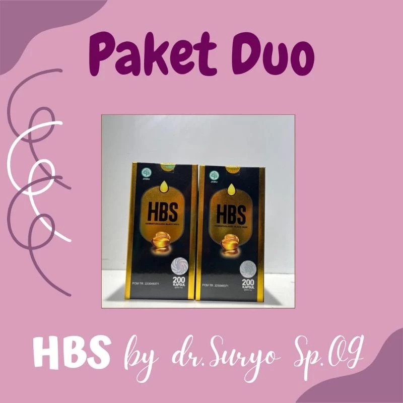 Jual HBS by dr Suryo, SpOG | SoftCapsul | Premium | Promil HBS 200 Kapsul | Shopee Indonesia