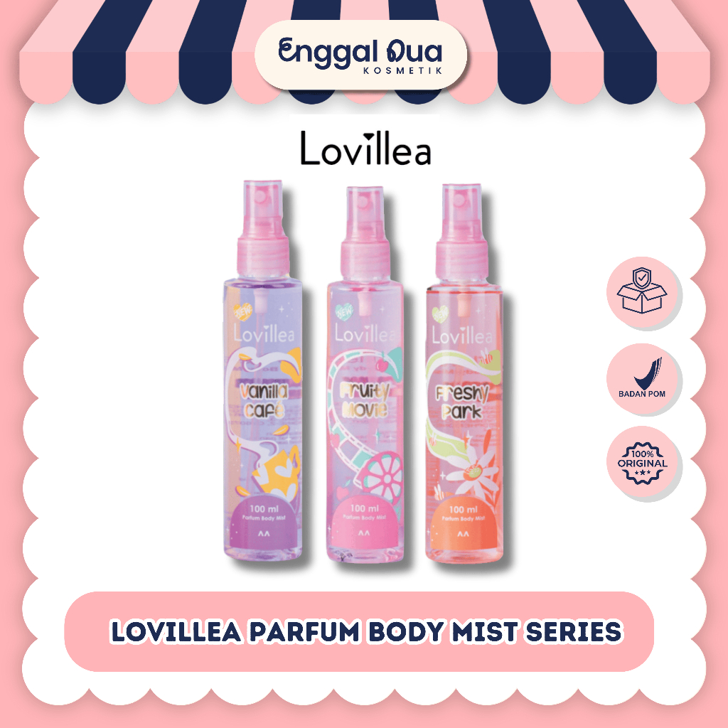 Jual LOVILLEA Parfum Body Mist 100 ml Series | Shopee Indonesia