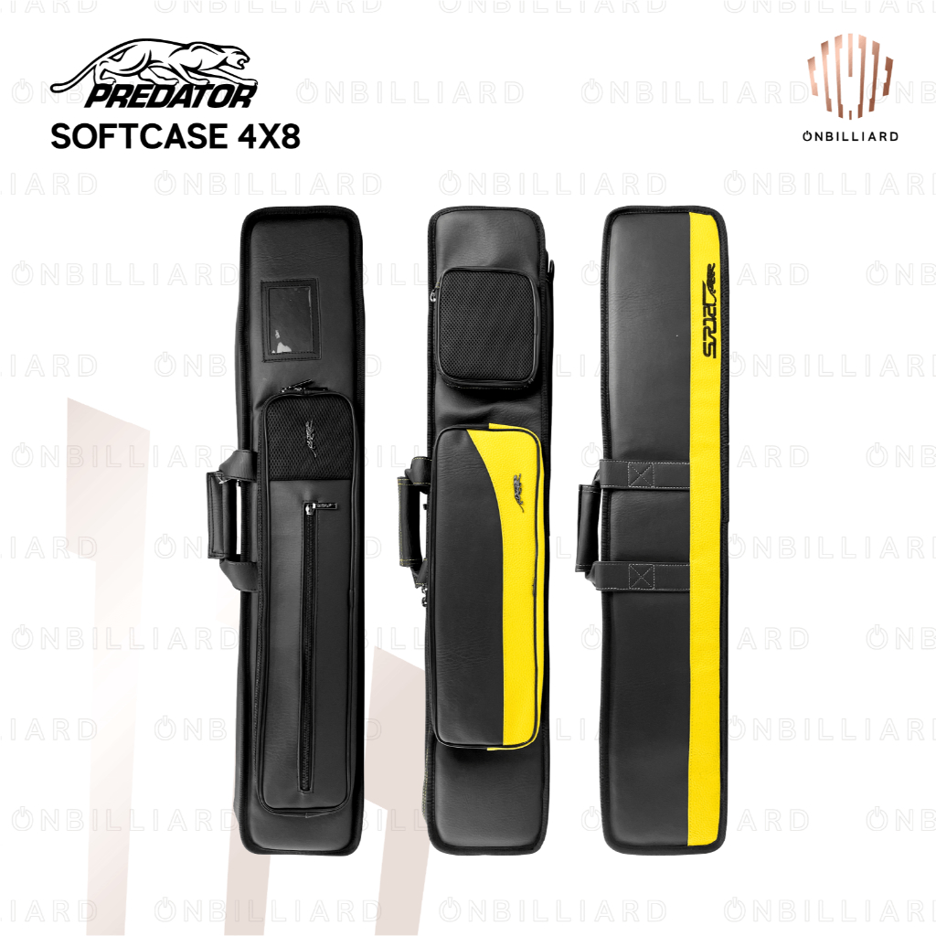 Jual PREDATOR Tas Stick Billiard 4x8 Cue Soft Case 4 Butt 8 Shaft 12 ...