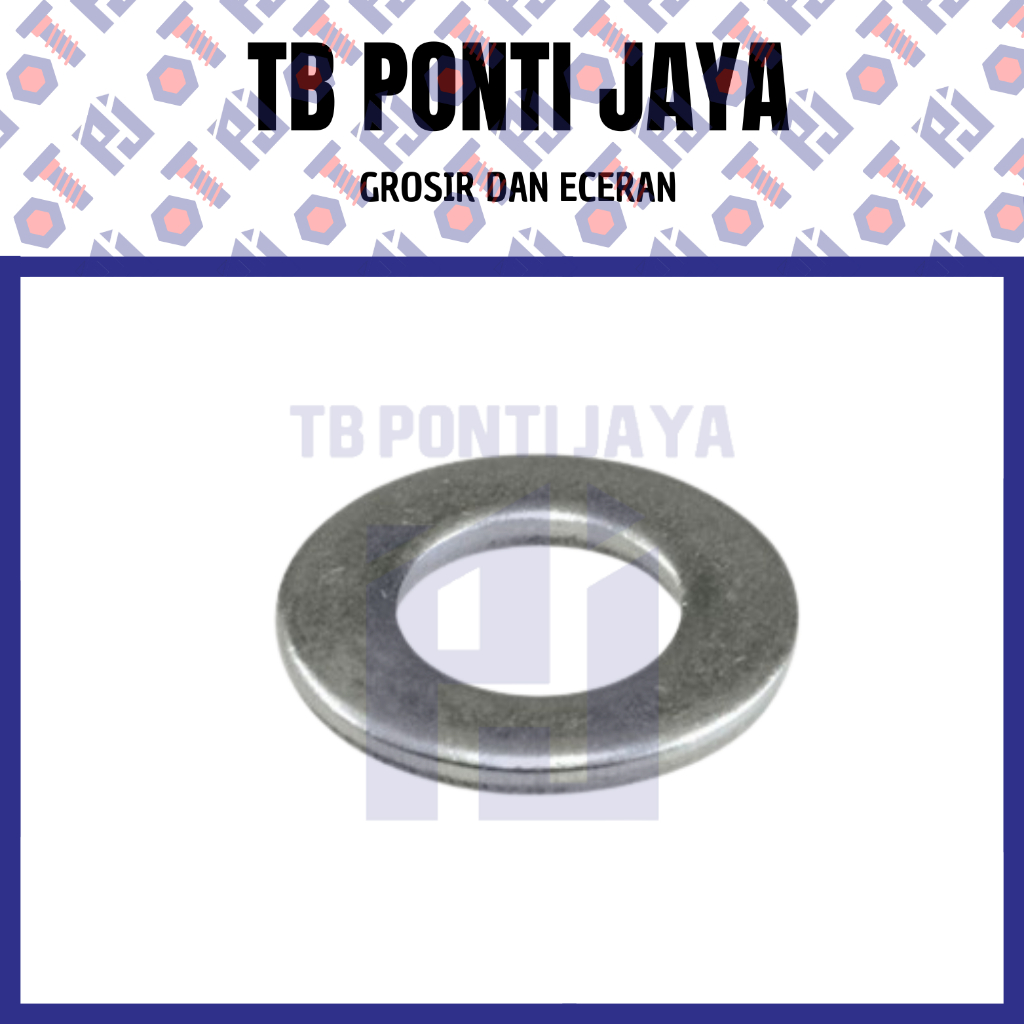 Jual Ring Plat Stainless Steel 304 Washer SUS304 M12 M14 M16 M18 M20 ...