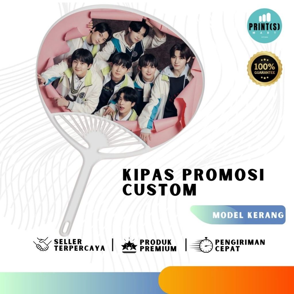 Jual Kipas tangan, Kipas event, Konser, model kerang, custom | Shopee ...