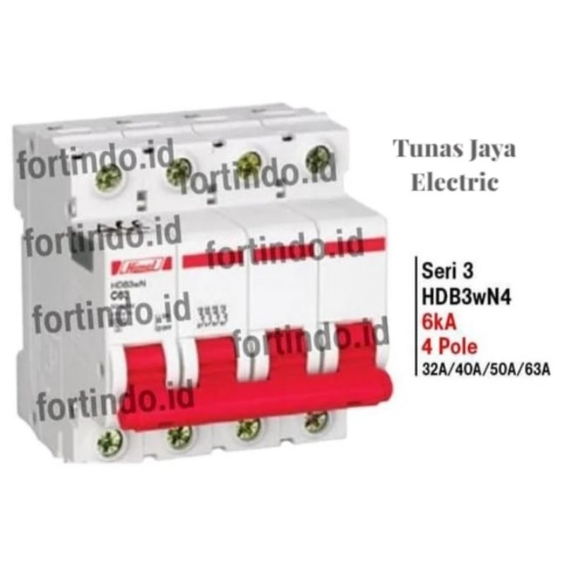 Jual MCB 4 Phase 6kA HIMEL 32A/40A/50A/63A (Standar SNI) | Shopee Indonesia