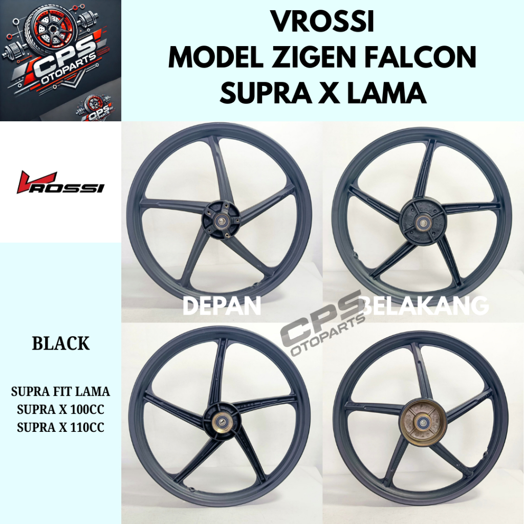 Jual Velg VRossi Model Zigen Falcon Honda Supra X Lama / Revo Absolute ...