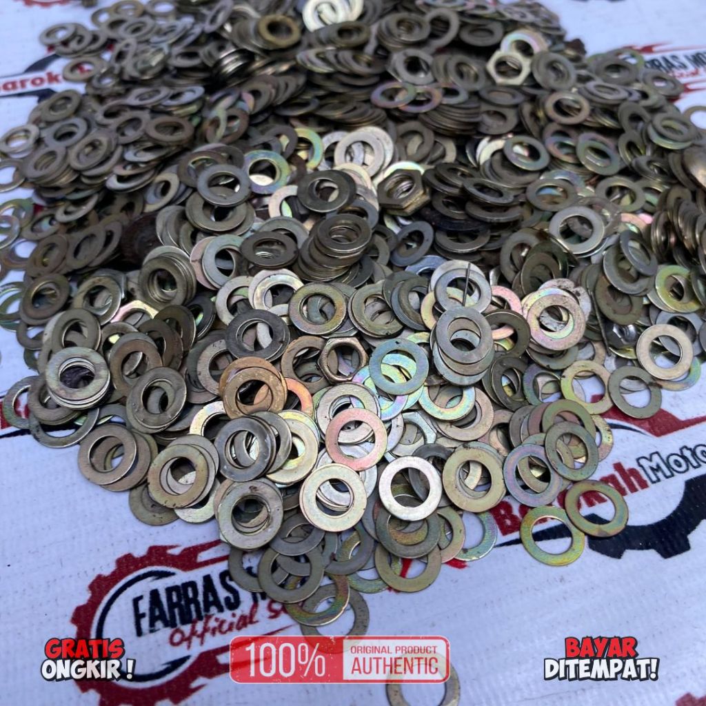 Jual RING BAUT TIPIS KUNINGAN UKURAN 10 MM | Shopee Indonesia