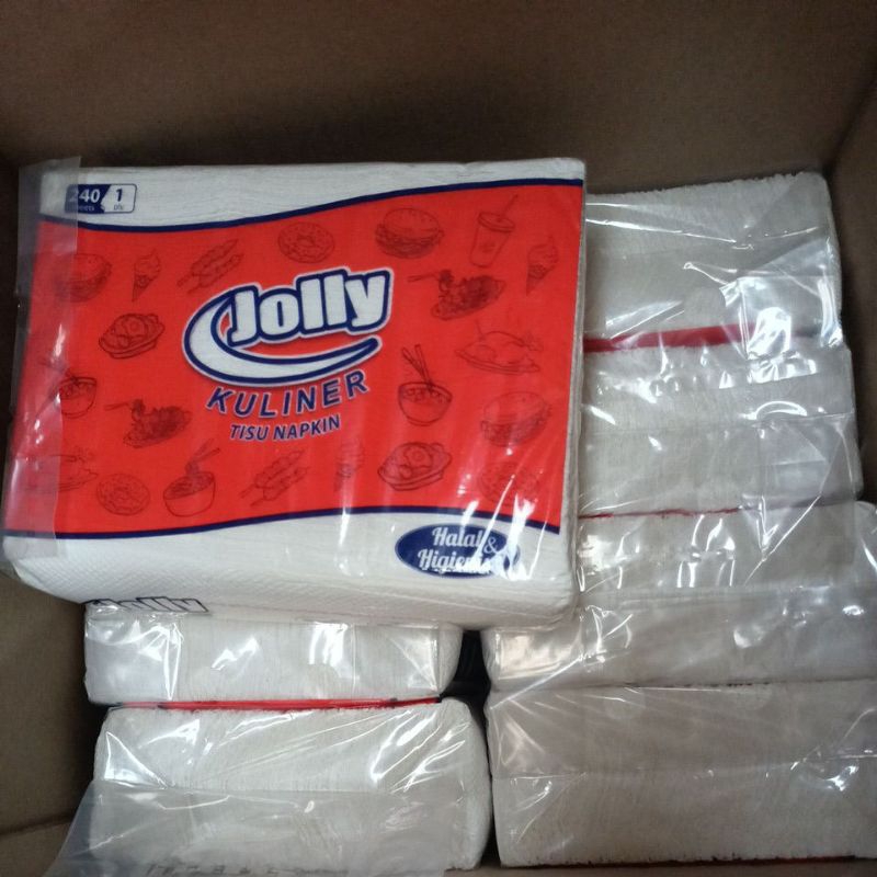 Jual Jolly napkin 240 sheets/ 1 dus isi 24 pcs. | Shopee Indonesia