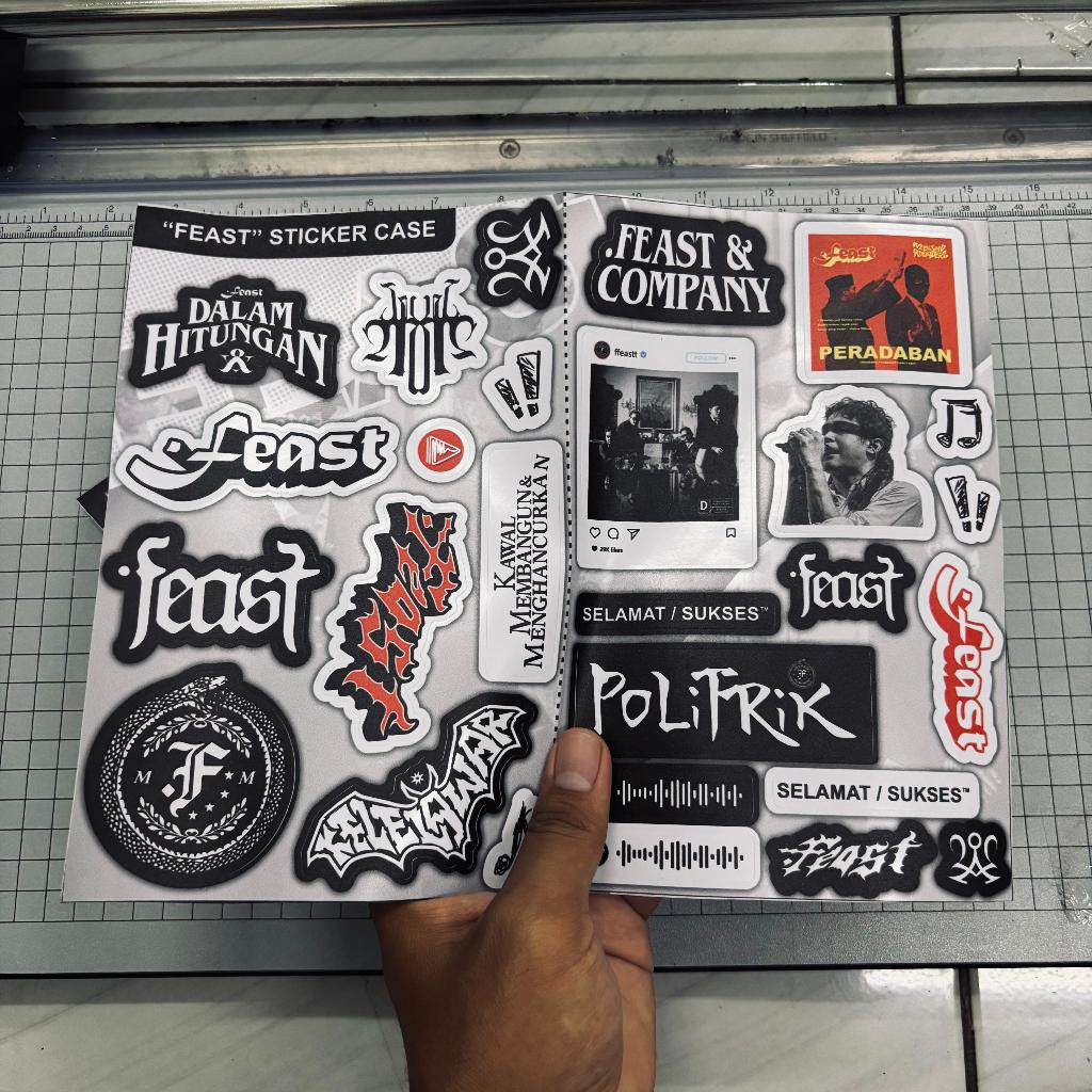Jual 27 Pcs Stiker FEAST Band Indie Sticker pack feast band sudah ...