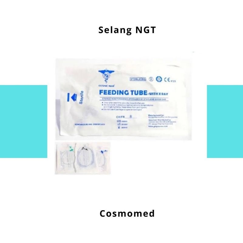 Jual NGT Silicone Stomach Tube Well Lead / Selang Makan NGT Silikon ...