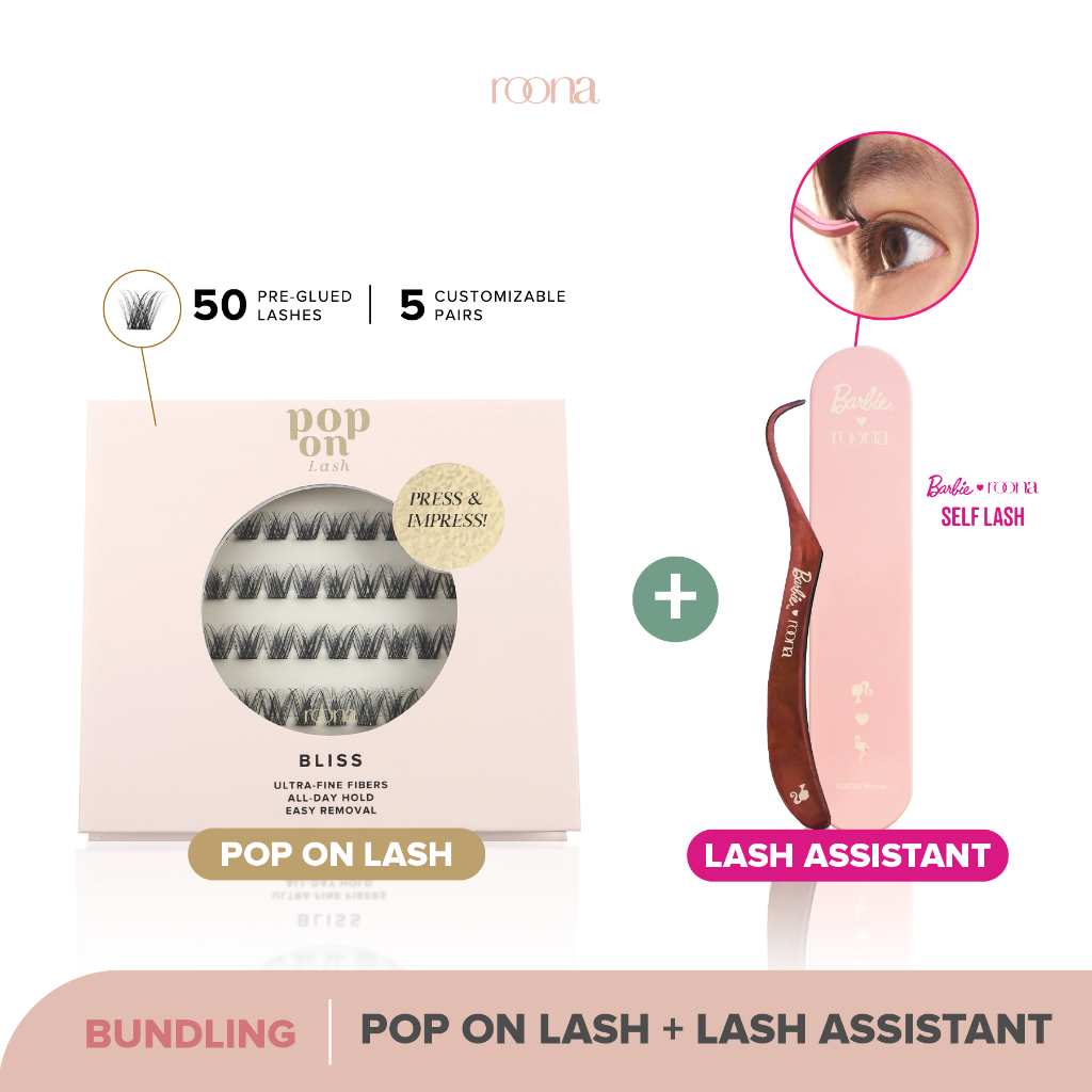 Jual Roona - Pop-On Lash [Langsung Tempel], Bond & Seal, Lash Assistant ...