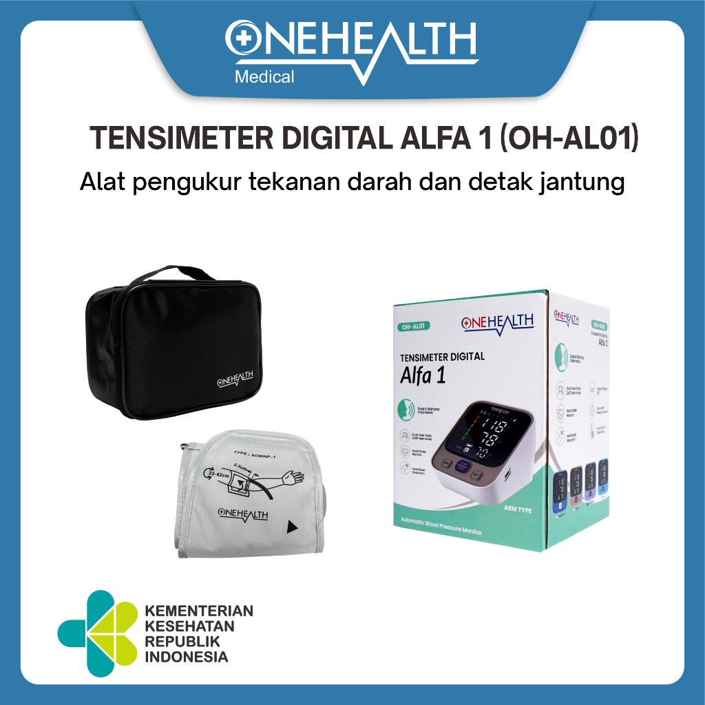 Jual Onehealth Tensi Digital ALFA 1 (OH-AL01) Alat Pengukur Tekanan ...