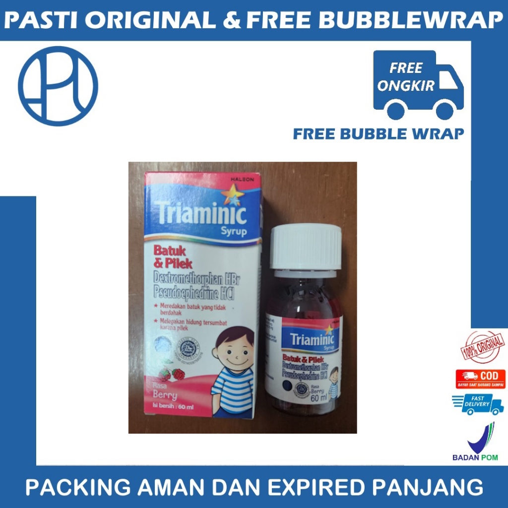 Jual TRIAMINIC BATUK PILEK 60ML | Shopee Indonesia
