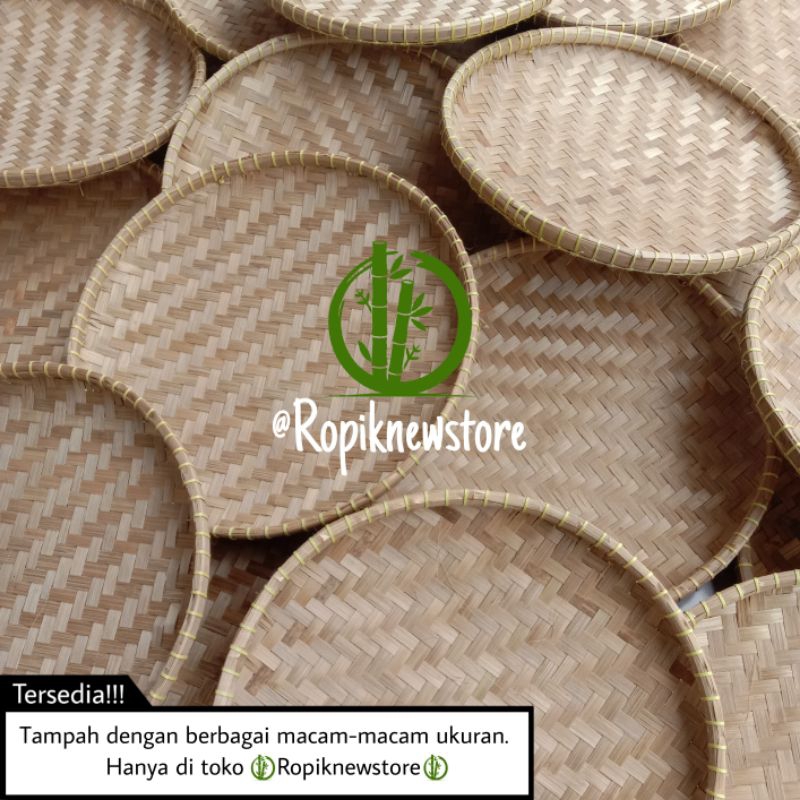 Jual Tampah bambu/Nampan bambu/Cecempeh/Nyiru/Tambir [ Diameter 35cm ...