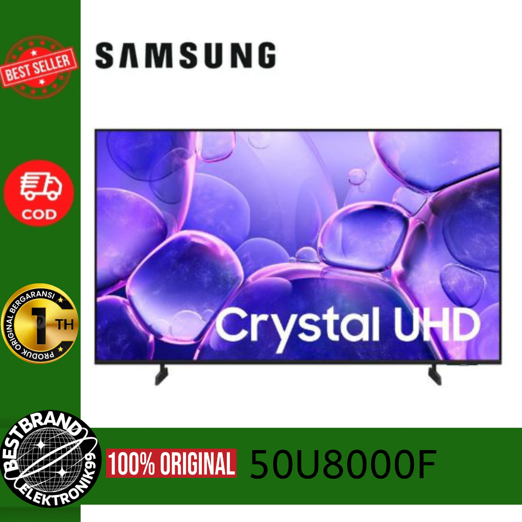 Jual SAMSUNG UA50U8000FKXXD LED TV 50 INCH CRYSTAL UHD 4K Smart TV UA50U8000F 50U8000F | Shopee ...