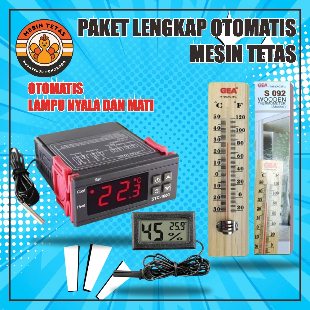 Jual NUSATELUR Paket Lengkap Mesin Tetas Termostat STC1000 Termo ...