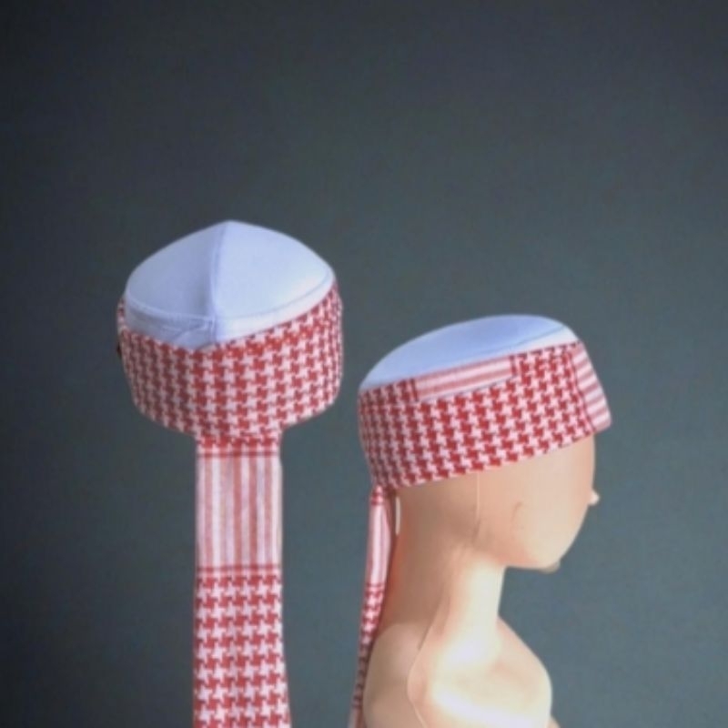 Jual Peci Imamah Permanen Anak | Peci Imamah Langsung Pakai | Peci Anak ...