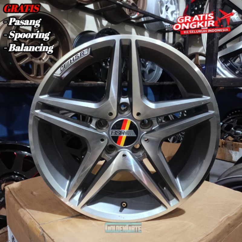 Jual Velg mobil r16 baut 5 lebar 7,5 hsr rostock bisa untuk rush innova ...