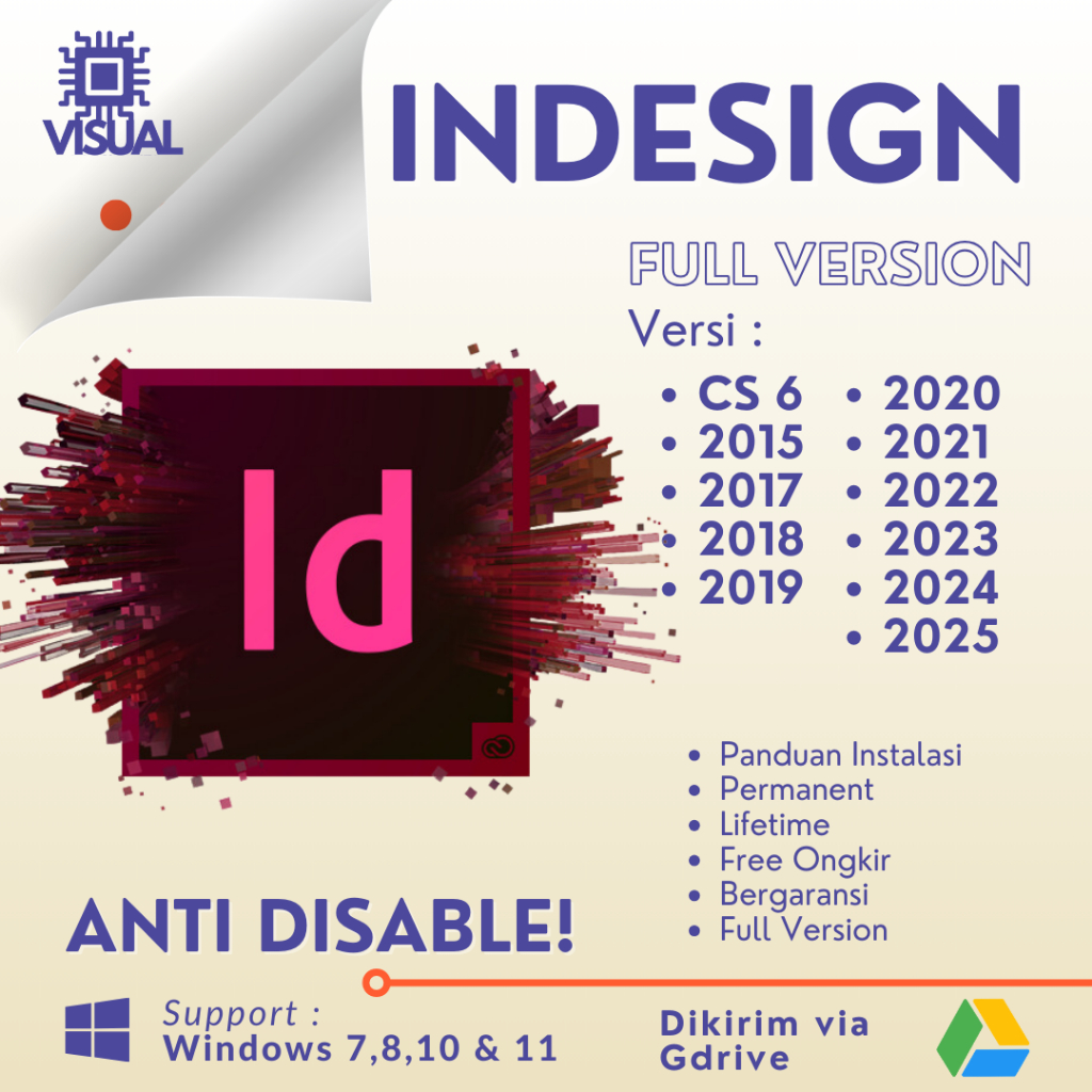 Jual InDesign Full Version Baru/Lama Anti-Disable 2025 2024 2023 2022 ...