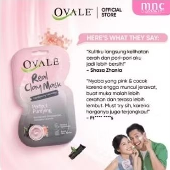 Jual Ovale real clay mask perfect furifying 10gr (2 pics) | Shopee ...