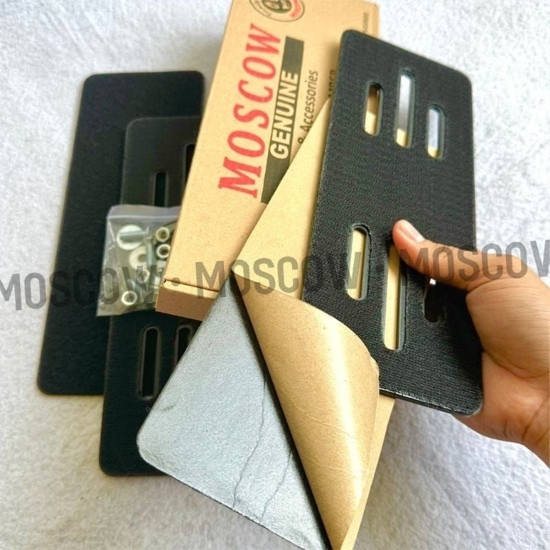 Jual FRAMELESS PLAT MOTOR PLATE MOTOR UNIVERSAL MOSCOW PAPAN PLAT NO ...