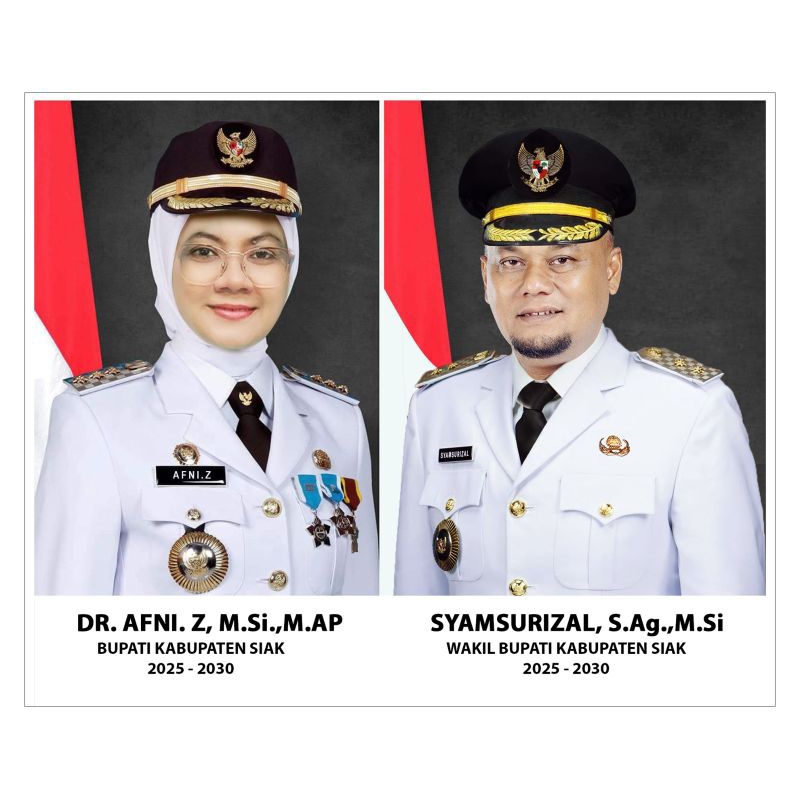 Jual poster bupati siak Dan wakilnya foto | Shopee Indonesia