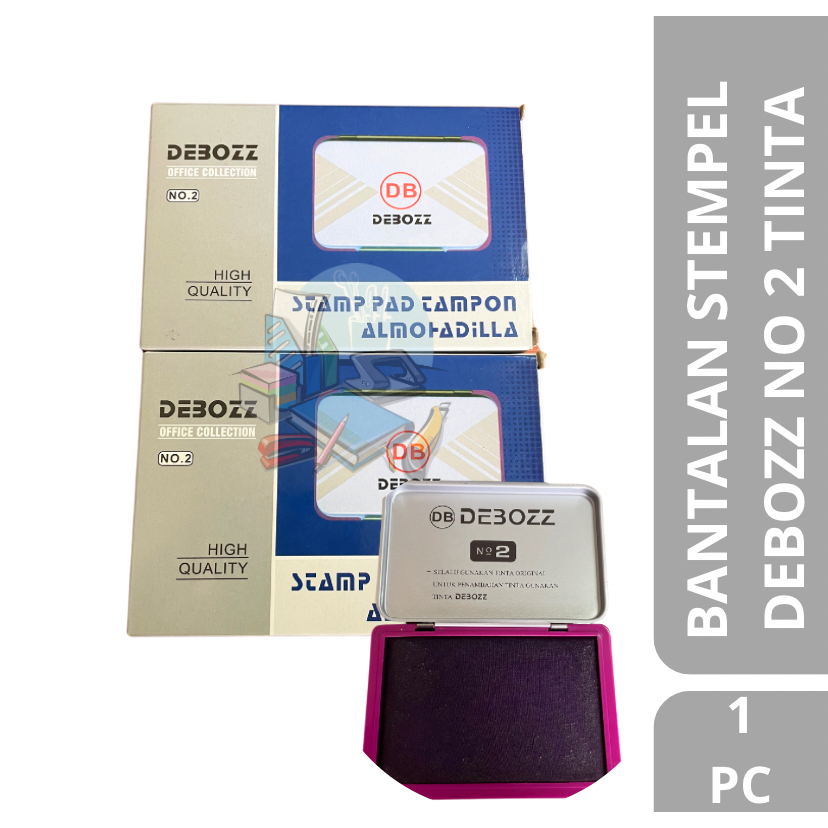 Jual [1 PC] Bantalan Stempel Dengan Tinta Warna Unggu / Stamp Pad ...