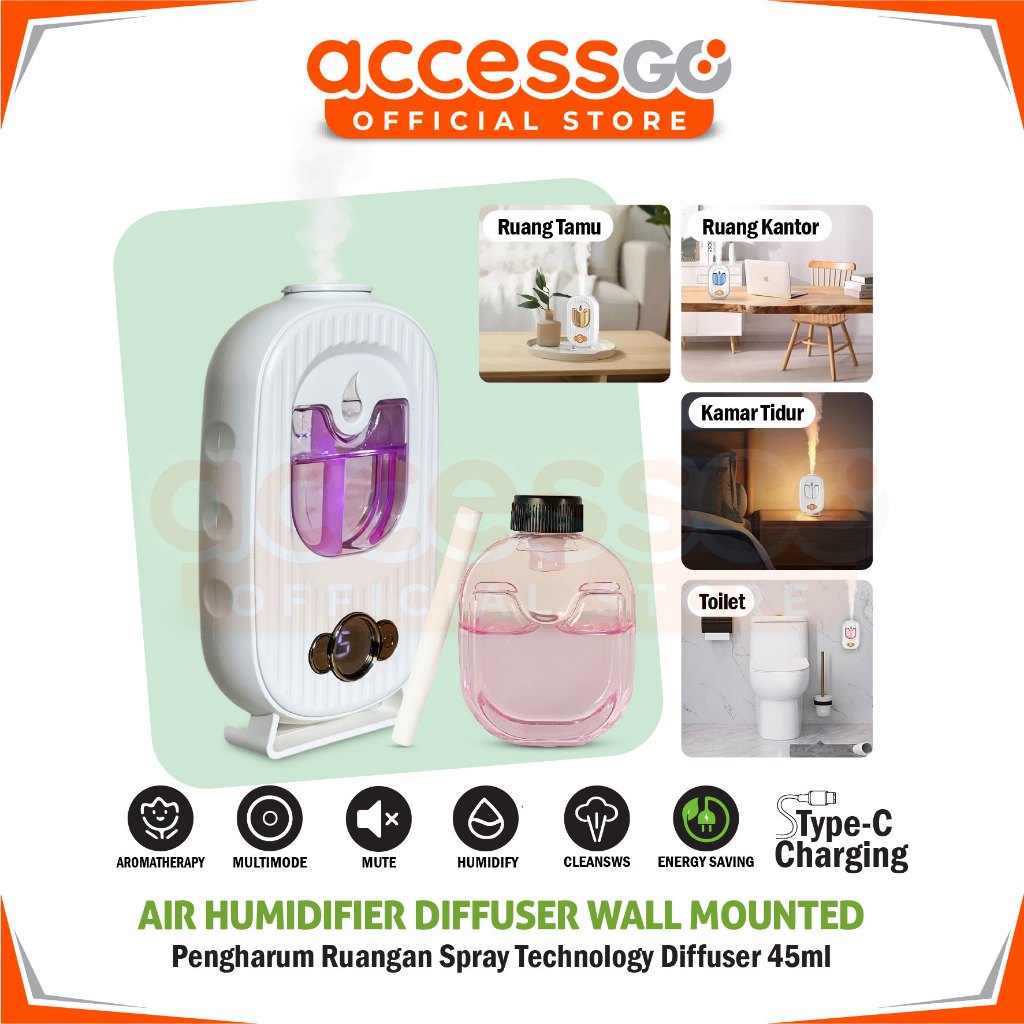 Jual DIffuser Air Humidifier Aromatherapy Pengharum Pewangi Ruangan ...