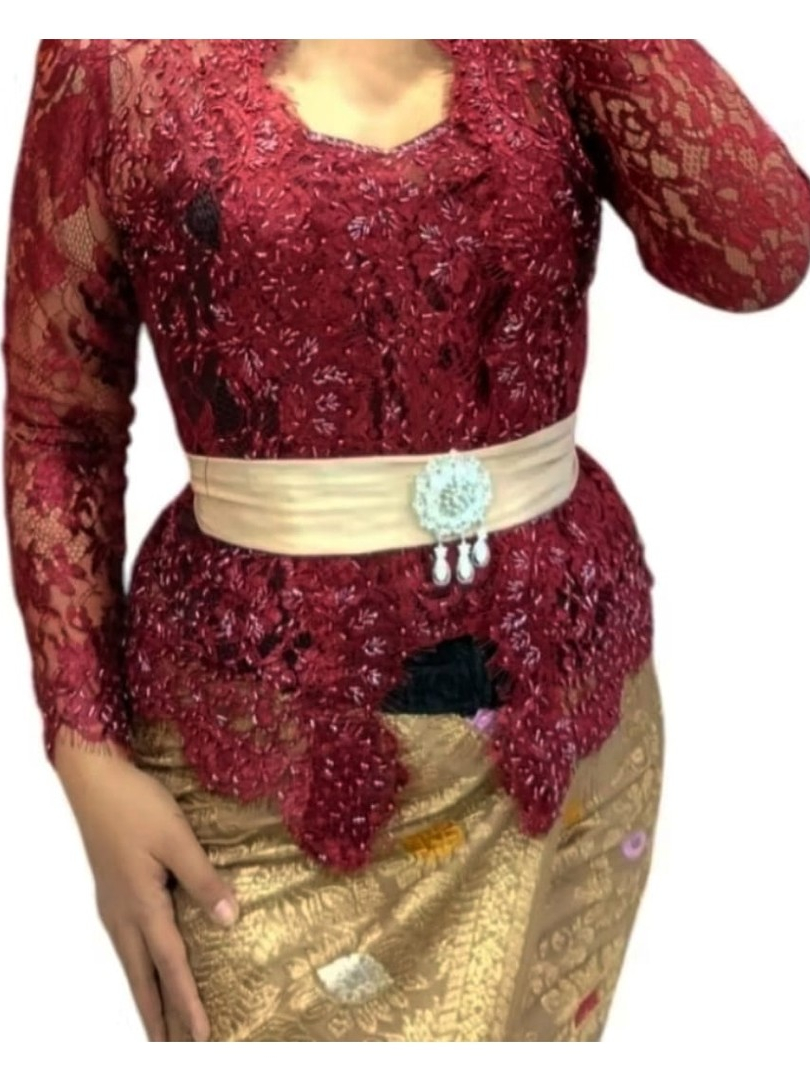 Jual Kebaya Brokat Metalik Payet, Adat Bali | Shopee Indonesia