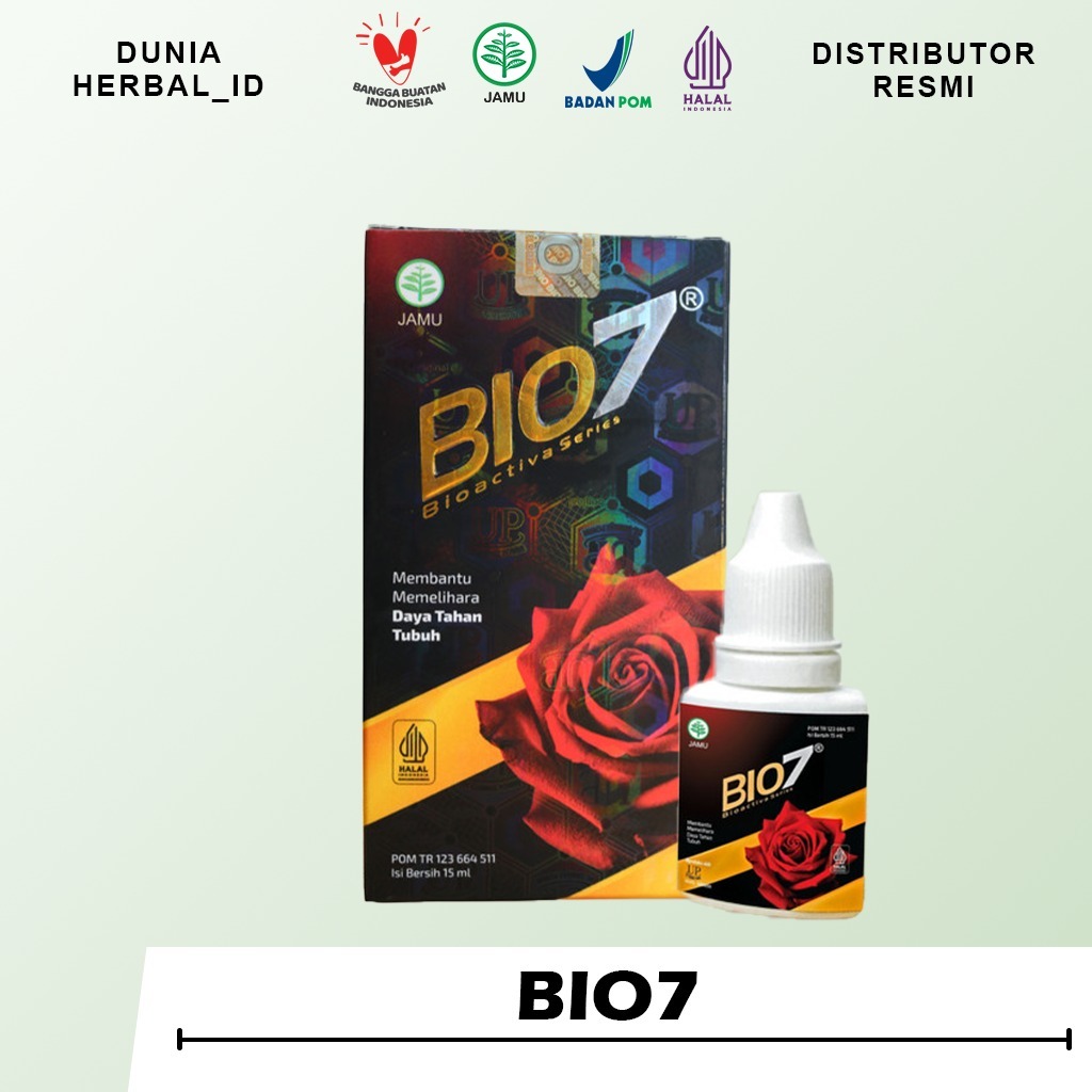 Jual BIO7 BIO SEVEN BIO 7, JAMU TETES HERBAL ORIGINAL | Shopee Indonesia