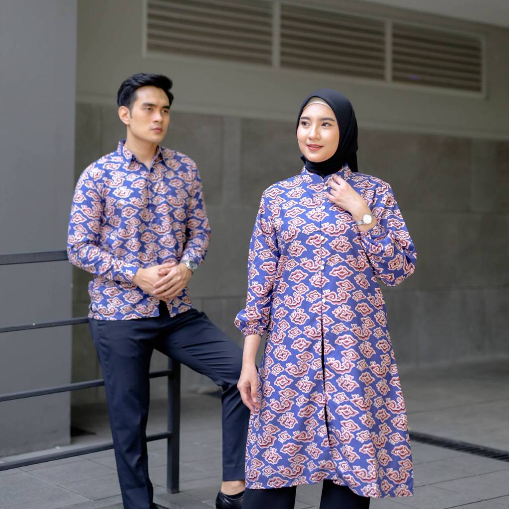 Jual Benang Raja Batik Couple Kemeja Dan Tunik AKatsuki | Shopee Indonesia