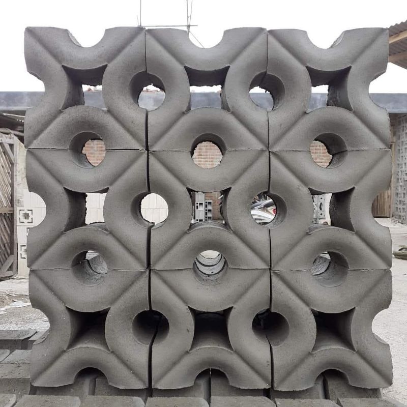 Jual ROSTER MINIMALIS bunga padi (20x20)roster beton minimalis, lubang ...
