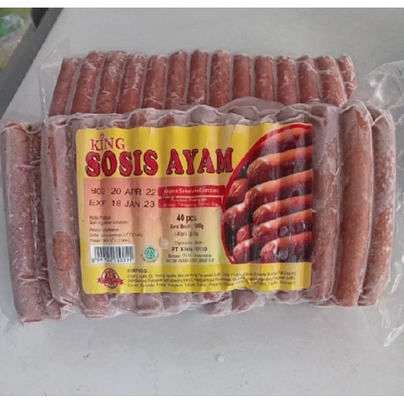 Jual SOSIS AYAM KEMASAN 1KG/KING SOSIS AYAM/KING FOOD SOSIS AYAM ...