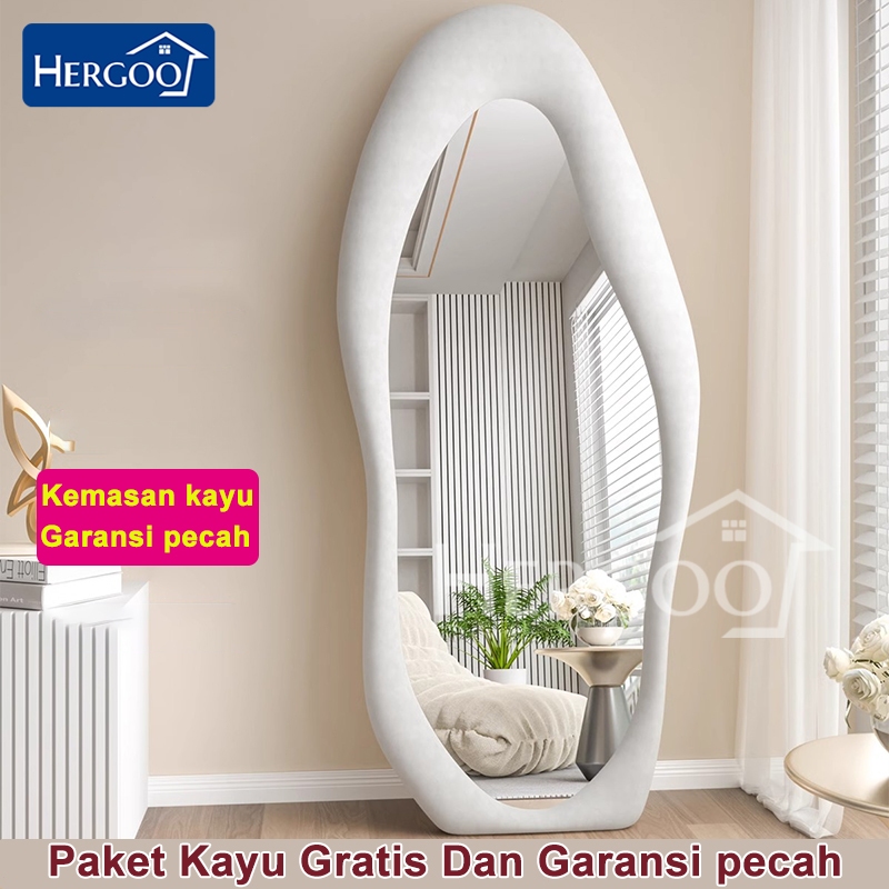 Jual READY STOCK Cermin aesthetic 70×170cm Standing mirror full body ...