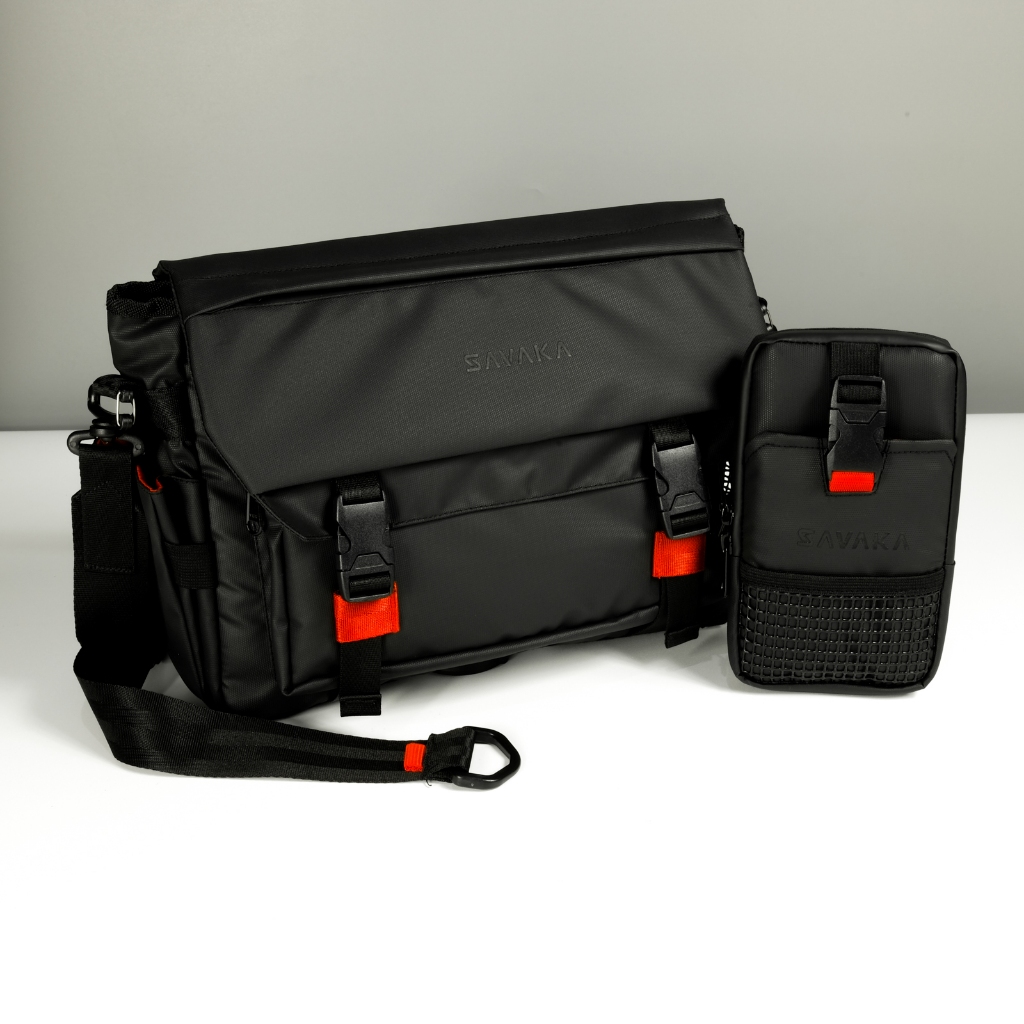 Jual Bundling Sling Bag SAVAKA S3 dan Pouch Bag P3 Promo | Shopee Indonesia