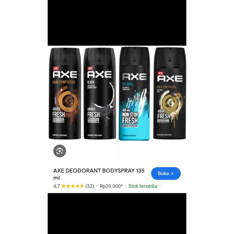Jual Harga Parfum Axe Terlengkap & Harga Terbaru Juni 2026 | Shopee ...