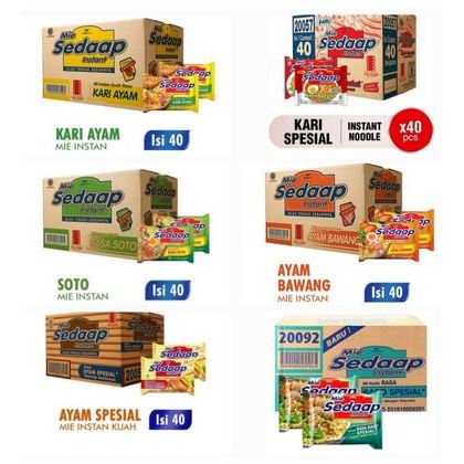 Jual MIE SEDAAP KUAH ALL VARIAN [ 1 KARTON ] | Shopee Indonesia