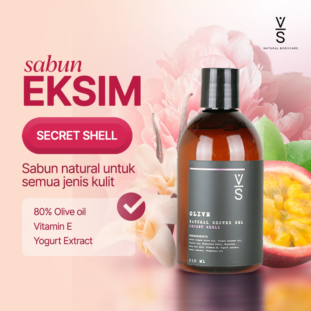 Jual VIS - Secret Shell | Sabun Mandi Natural-(untuk Eczema, Eksim ...