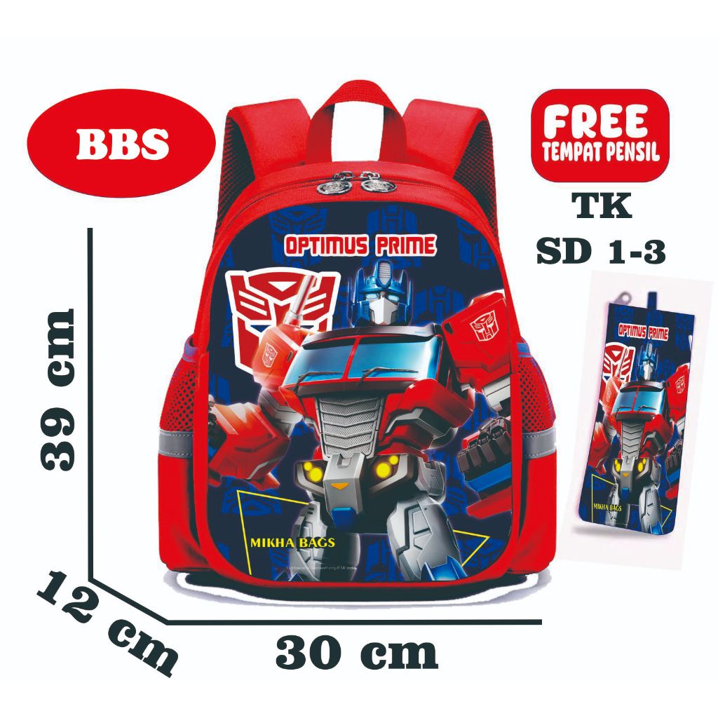 Jual Tas ransel anak sekloah laki-laki motif karakter super hero/Tas ...
