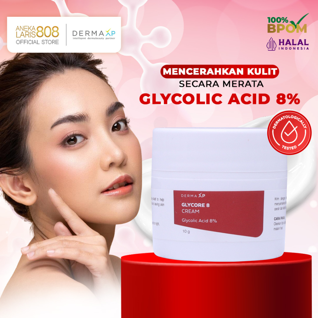 Jual Glycore 8% Glycolic Acid Derma XP Cream 10gr Krim Samarkan Noda ...