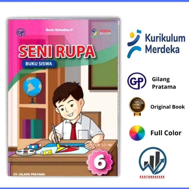 Jual Buku paket Seni rupa SD/MI Kelas 6 kurikulum MERDEKA Gilang Pratama. | Shopee Indonesia