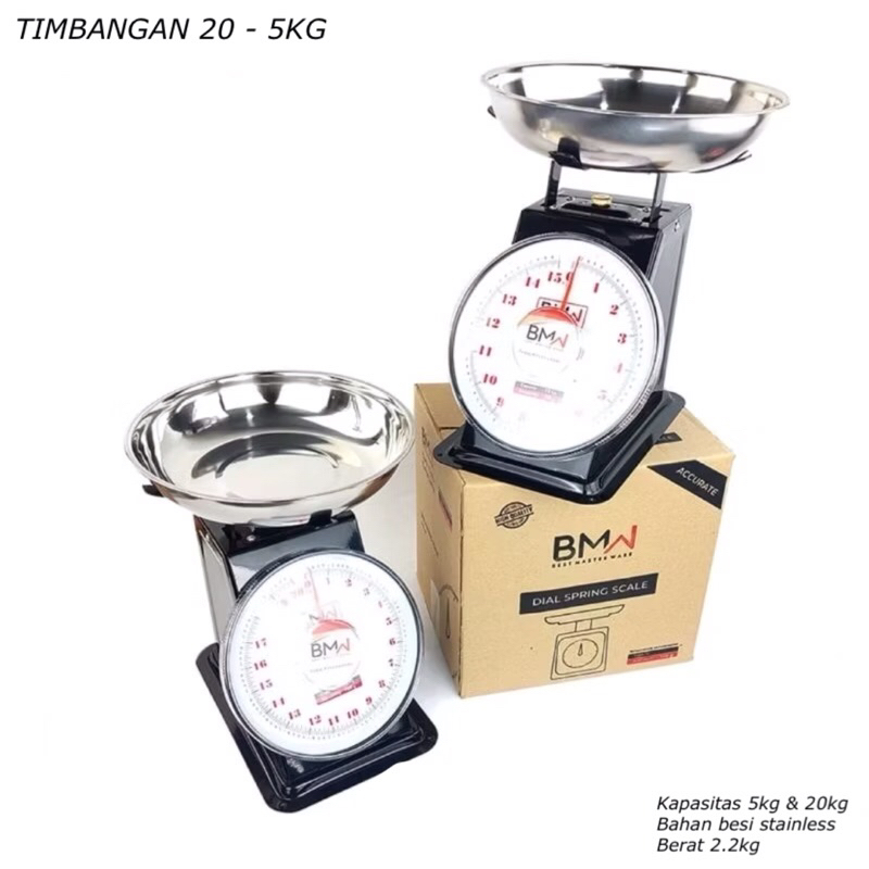 Jual TIMBANGAN 20 - 5KG || TIMBANGAN DAPUR SERBAGUNA || TIMBANGAN BESI ...
